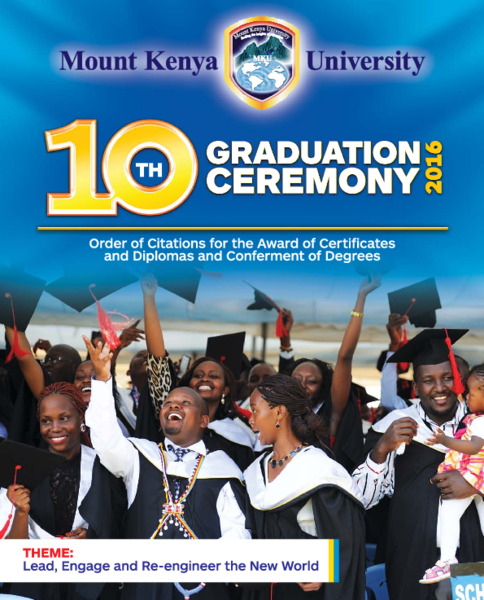 Graduation Booklets